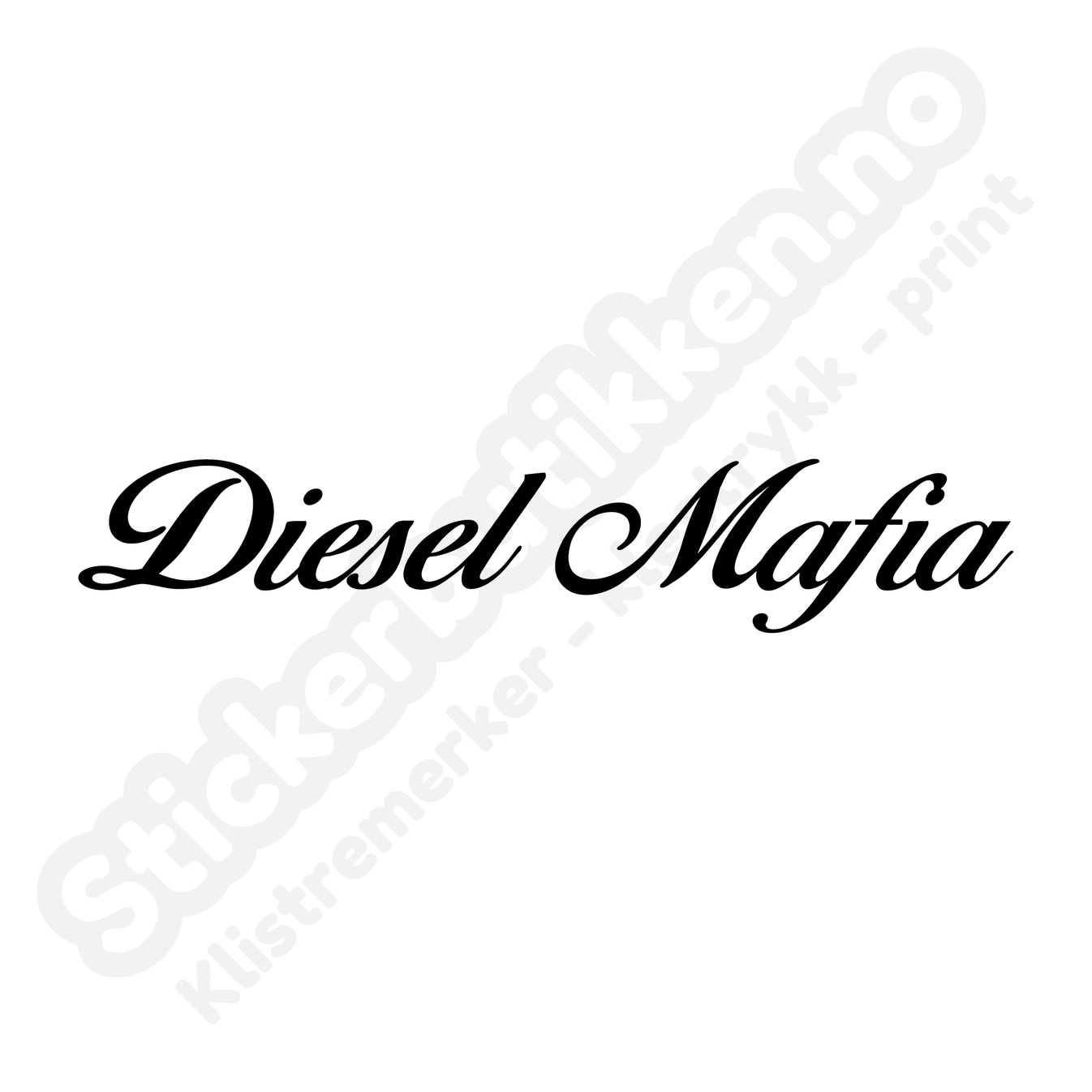 Diesel Mafia – Stickerbutikken.no