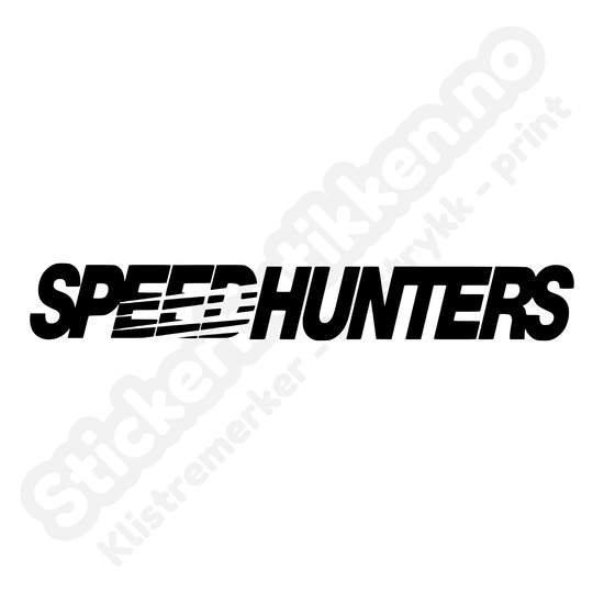 Speedhunters Streamer – Stickerbutikken.no