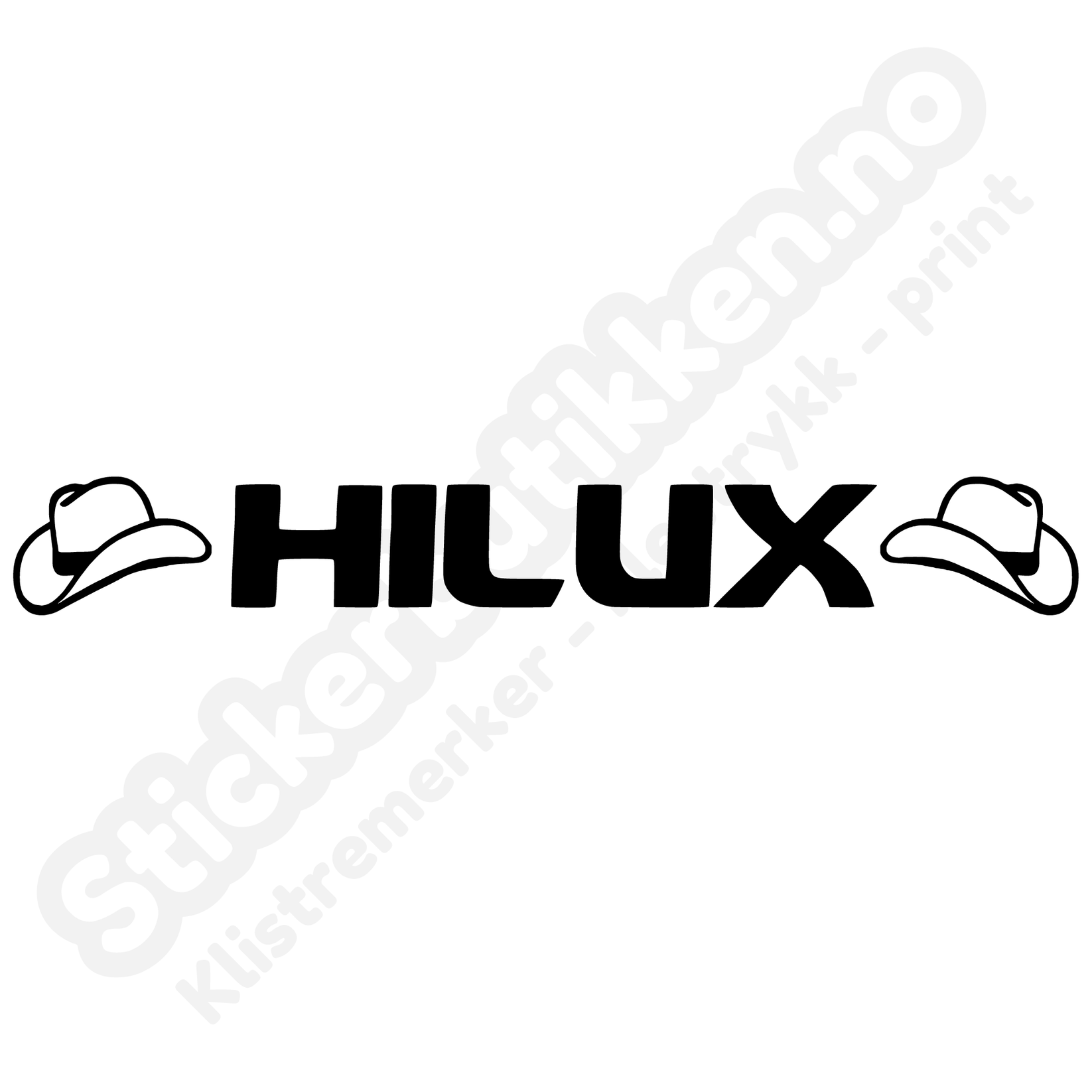 Toyota Hilux Streamer #2 – Stickerbutikken.no