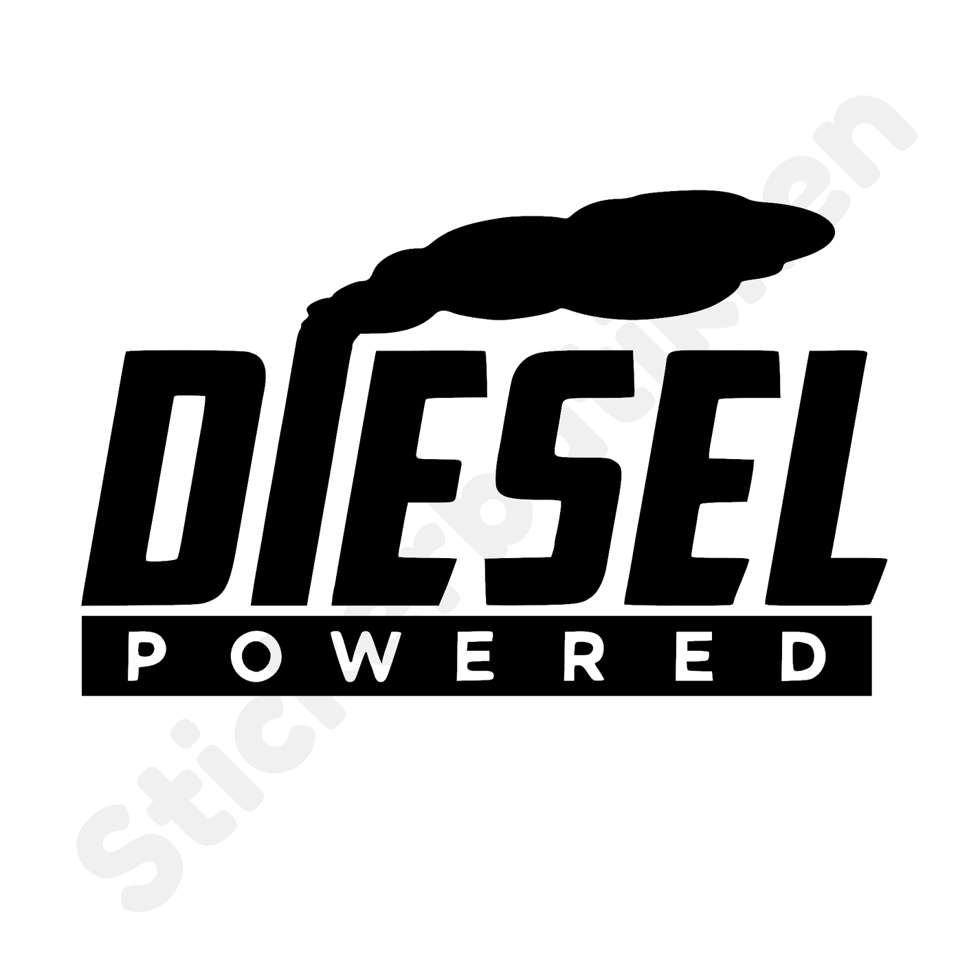 Diesel Powered – Stickerbutikken.no